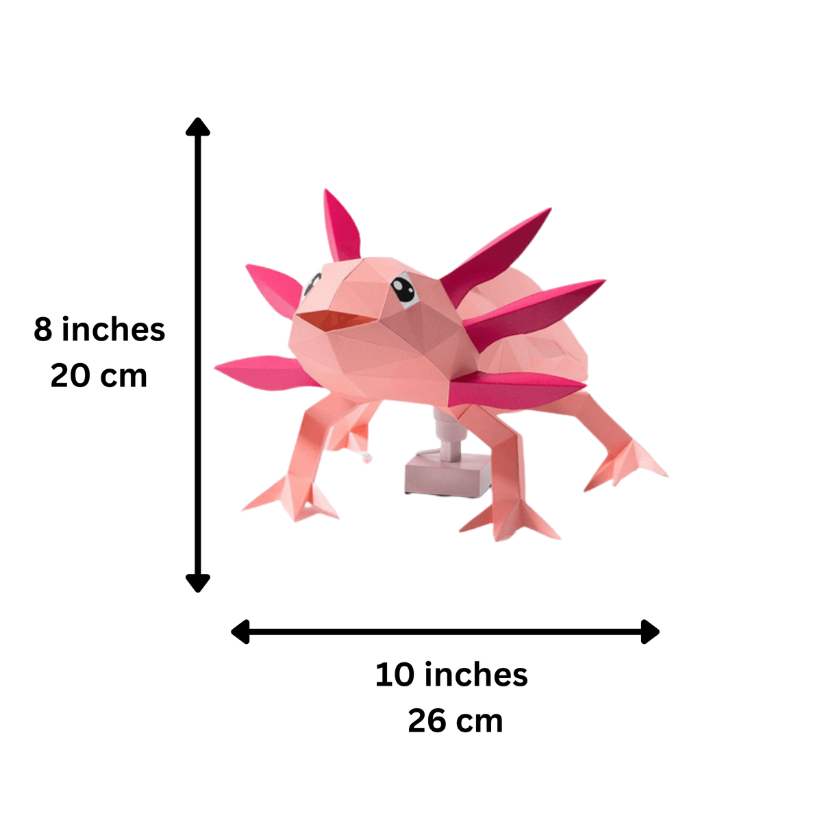 Axolotl Papercraft - 3D Paper Model That Anyone Can Build! Shop Now ...