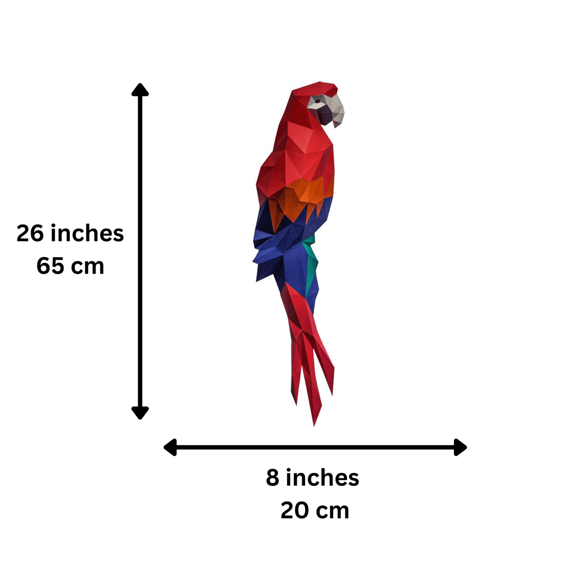 Macaw Wall Art & Decor | Papercraft Macaw - PAPERCRAFT WORLD