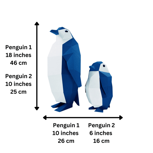 Penguin Paper Craft Model - 3d Penguin Art - PAPERCRAFT WORLD
