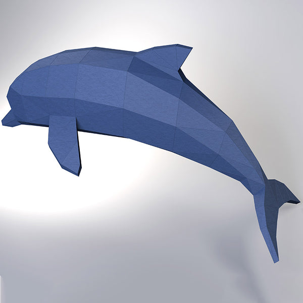Dolphin Model - Digital PDF Template - PAPERCRAFT WORLD