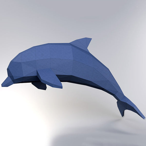 Dolphin Model - Digital PDF Template - PAPERCRAFT WORLD