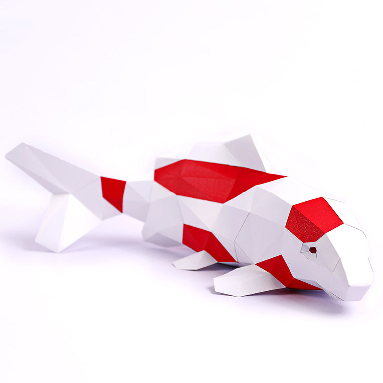 Koi Fish - Digital PDF Template - PAPERCRAFT WORLD