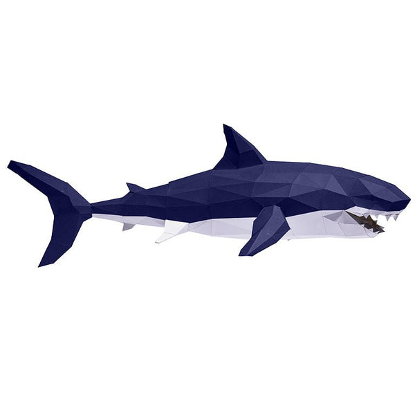 3D Shark Model - Papercraft Shark Art - PAPERCRAFT WORLD