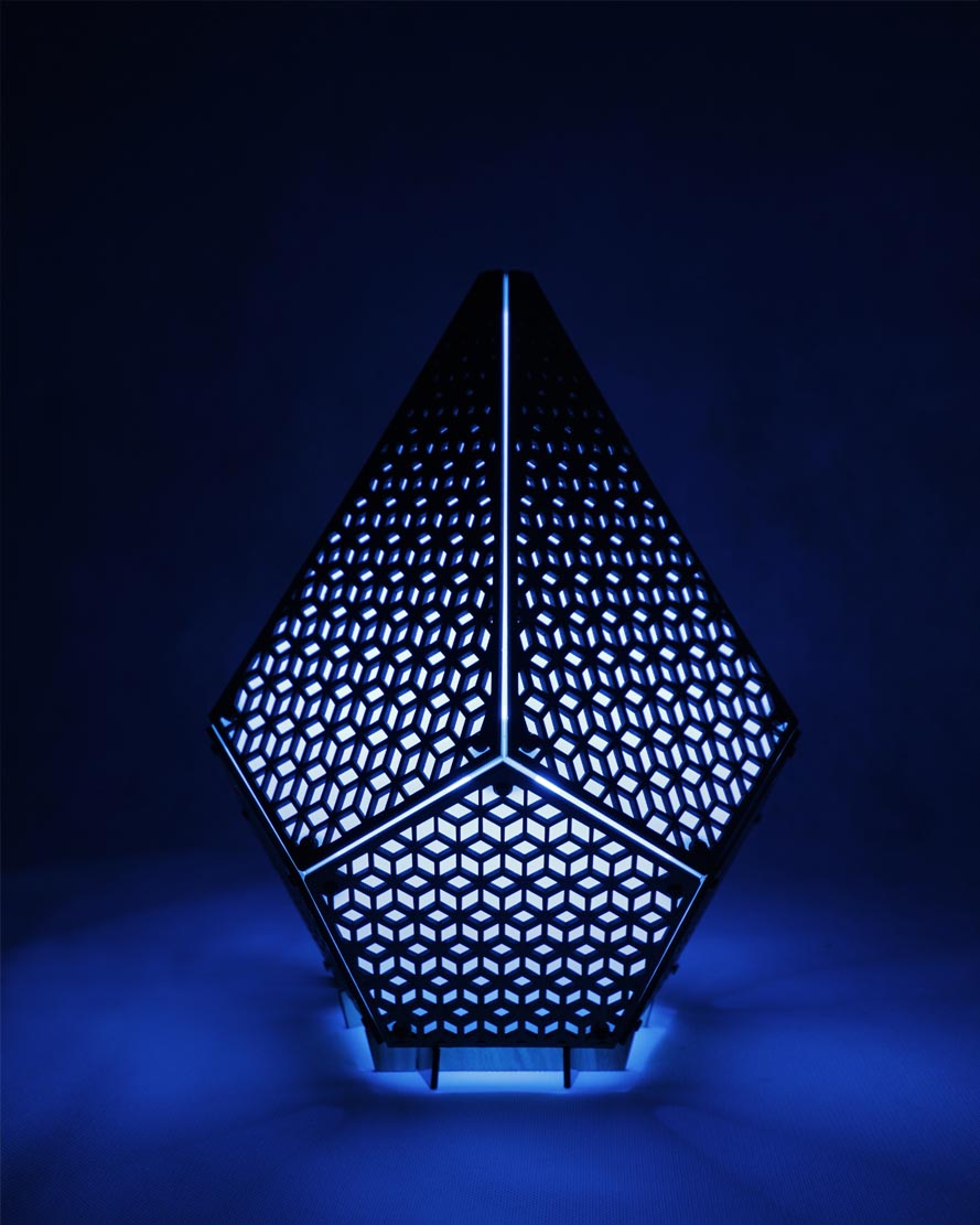 Papercraft World SINAR Tessellate Table Lamp - PAPERCRAFT WORLD