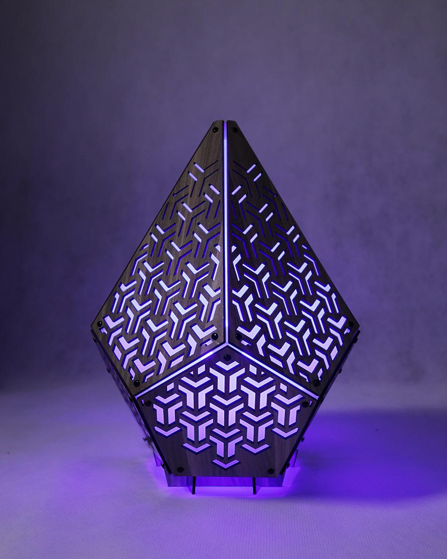 Papercraft SINAR Arrow Table Lamp - Transformable Lighting - PAPERCRAFT ...