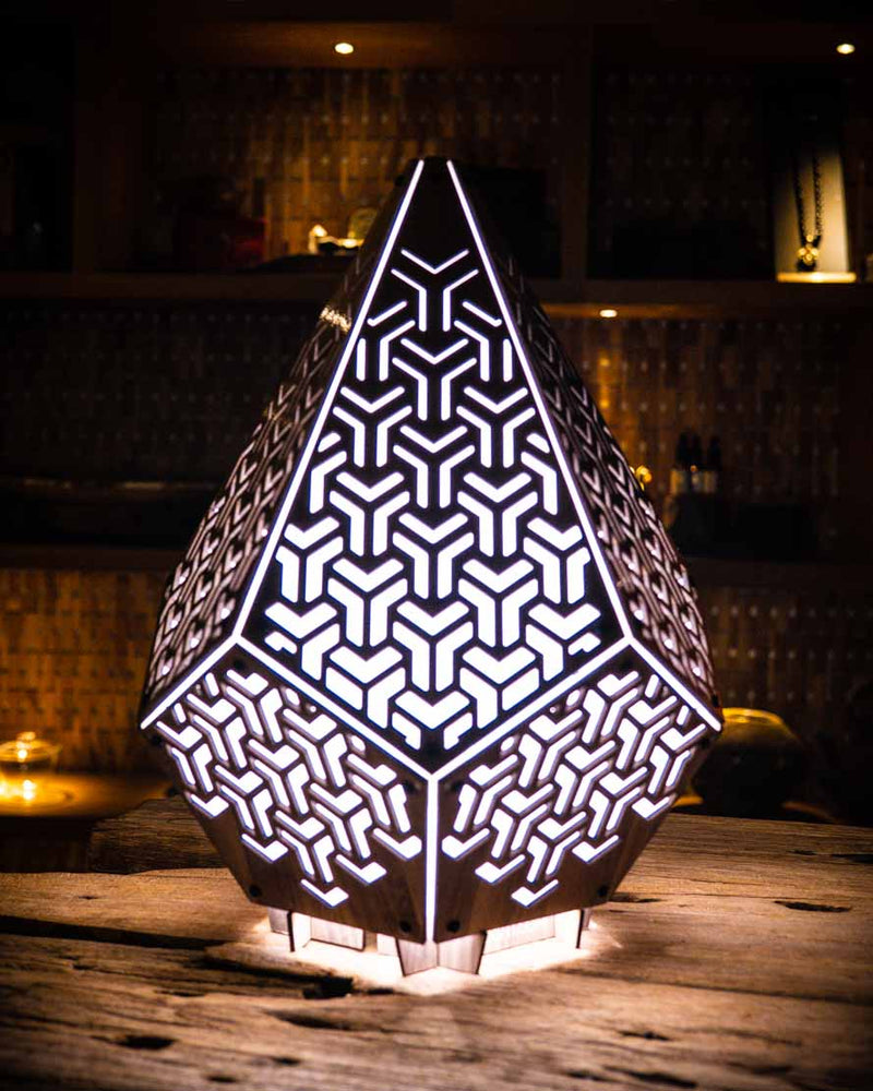Papercraft SINAR Arrow Table Lamp - Transformable Lighting - PAPERCRAFT ...