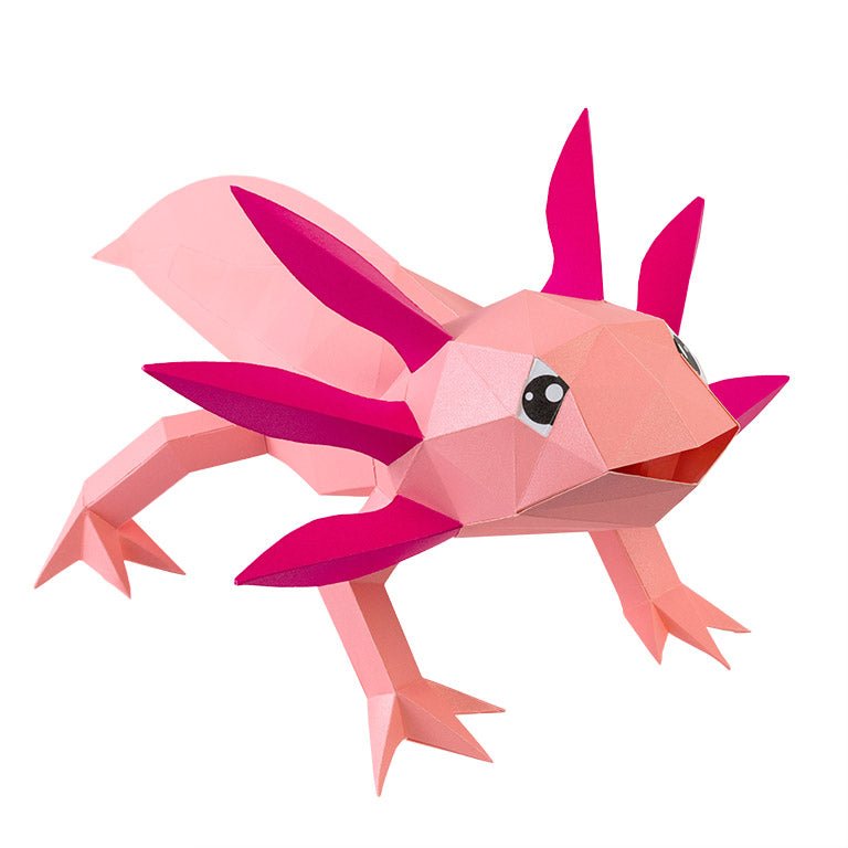 Axolotl Papercraft - 3D Paper Model That Anyone Can Build! Shop Now ...
