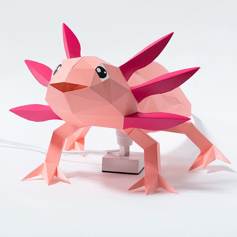 Axolotl Papercraft - 3D Paper Model That Anyone Can Build! Shop Now ...