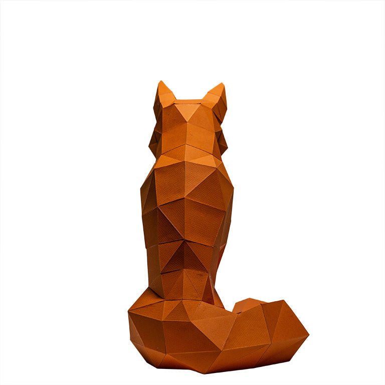 Fox 3D Model - Paper Fox Craft | Papercraft World - PAPERCRAFT WORLD