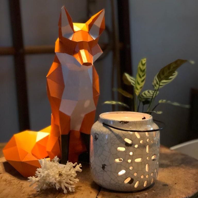 Fox 3D Model - Paper Fox Craft | Papercraft World - PAPERCRAFT WORLD