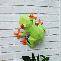 Frog 3D Paper Model | Papercraft Frog Lamp - PAPERCRAFT WORLD