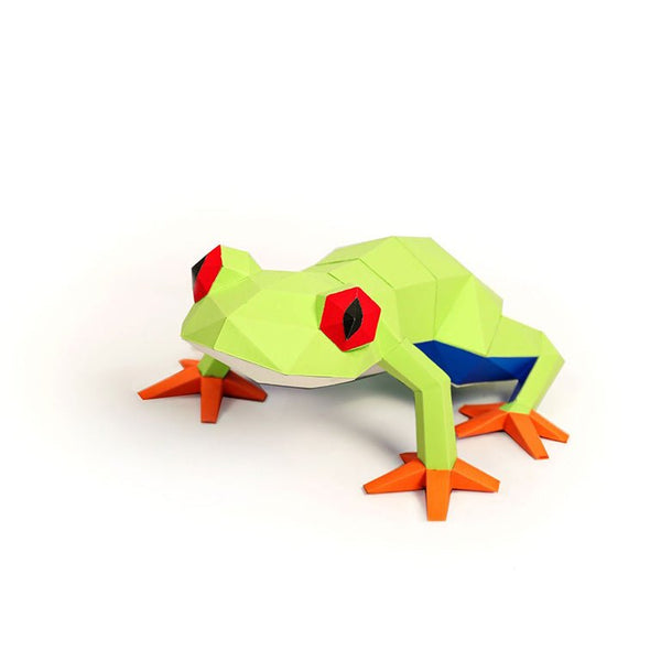 Frog 3D Paper Model | Papercraft Frog Lamp - PAPERCRAFT WORLD