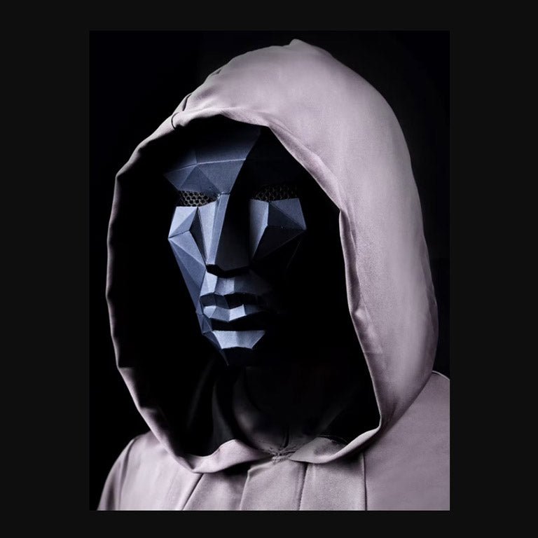 Squid Game Front Man Mask from Netflix - 3D Papercraft Kit - PAPERCRAFT ...