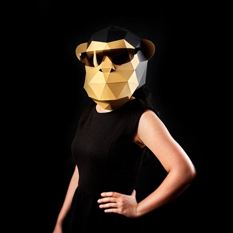 Gorilla Mask | Gorilla 3D Model - PAPERCRAFT WORLD