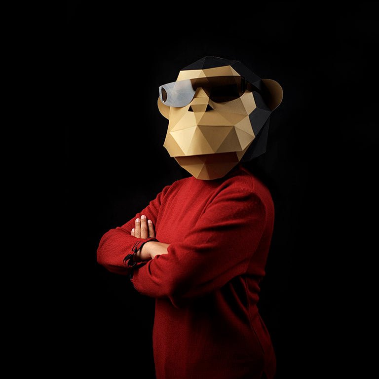 Gorilla Mask | Gorilla 3D Model - PAPERCRAFT WORLD