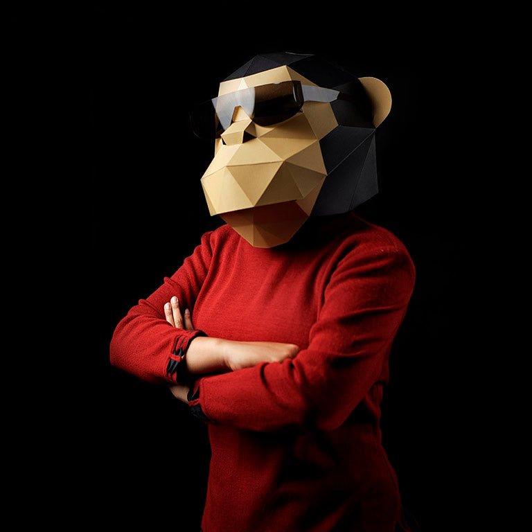 Gorilla Mask | Gorilla 3D Model - PAPERCRAFT WORLD