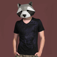 3D Raccoon Mask - Buy Animal Mask That You Can Build - PAPERCRAFT WORLD