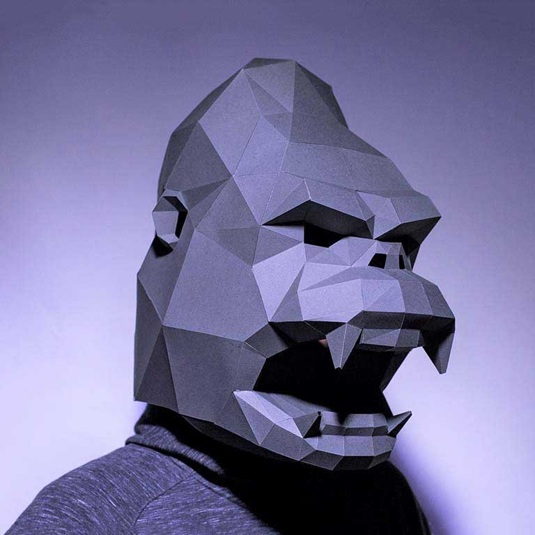 Home / All Papercraft Products / King Kong Mask