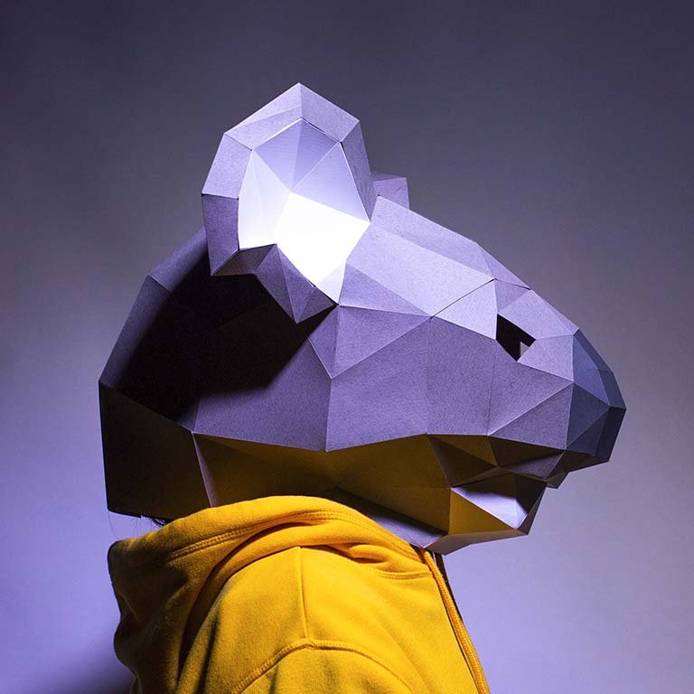Koala Mask - PAPERCRAFT WORLD