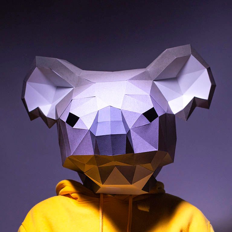 Koala Mask - PAPERCRAFT WORLD