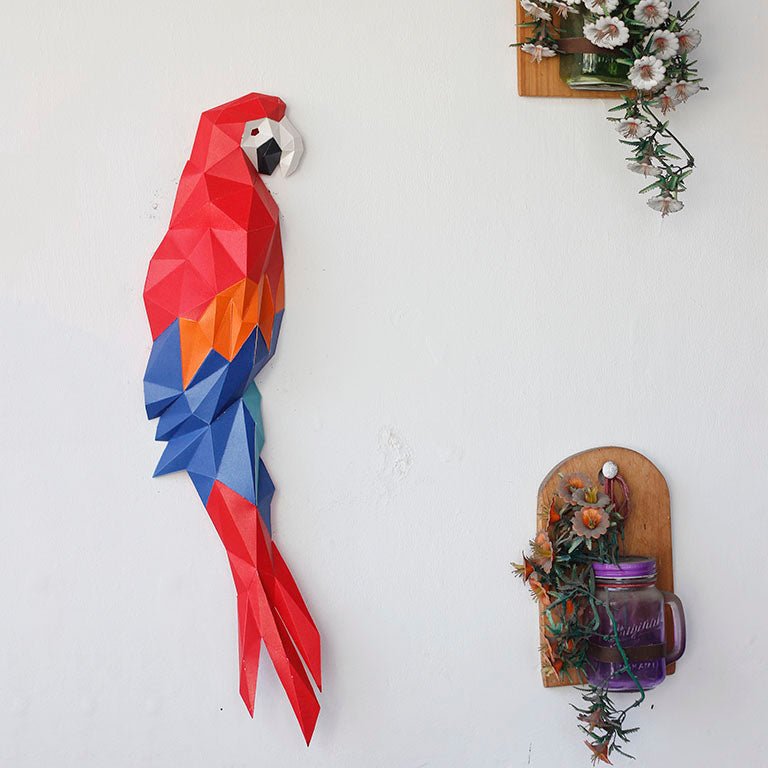Home / All Papercraft Products / Macaw Wall Art & Decor (DIY Papercraft)