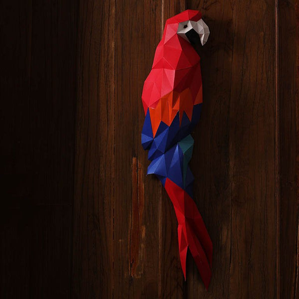 Macaw Wall Art & Decor | Papercraft Macaw - PAPERCRAFT WORLD