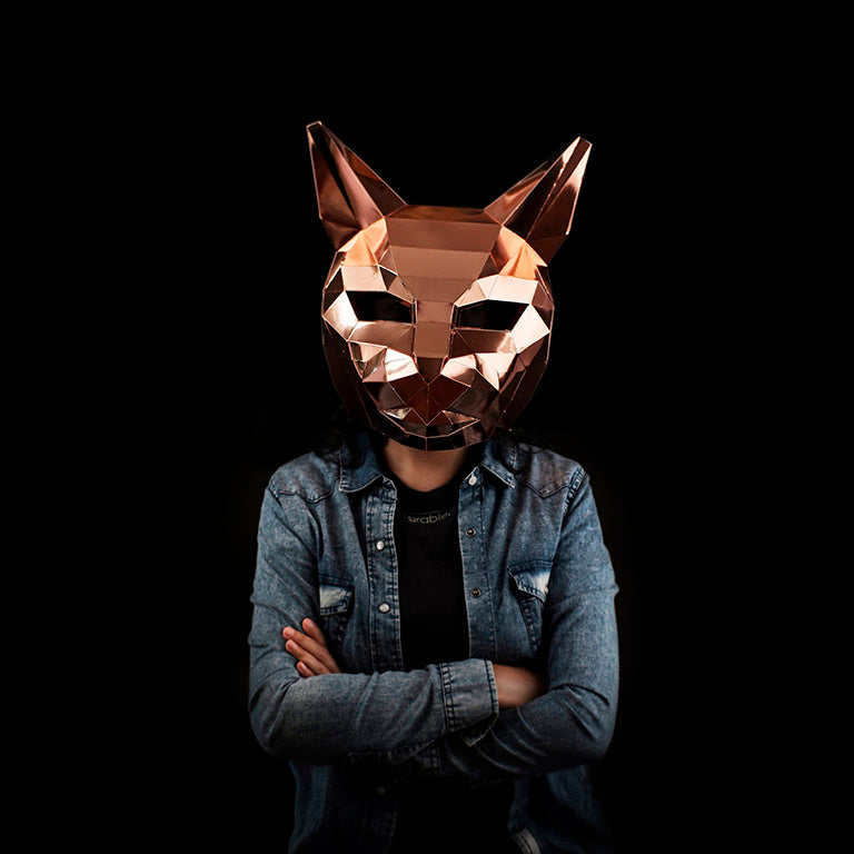 Cat Mask | Papercraft Cat Art - PAPERCRAFT WORLD