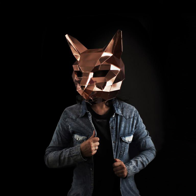 Cat Mask | Papercraft Cat Art - PAPERCRAFT WORLD
