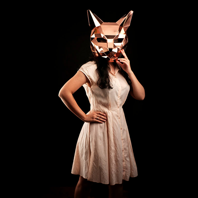 Cat Mask | Papercraft Cat Art - PAPERCRAFT WORLD