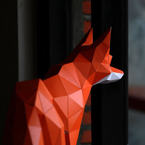 Walking Fox Model | Papercraft Fox Art - PAPERCRAFT WORLD