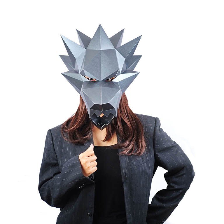 Werewolf Party Mask - PAPERCRAFT WORLD