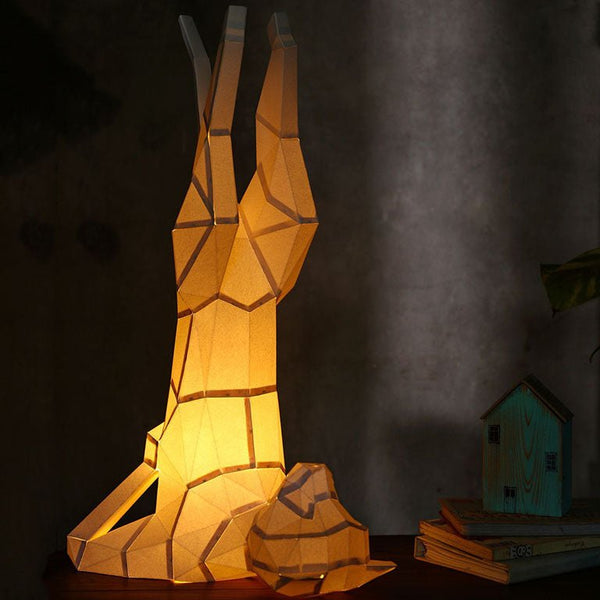 Home / All Papercraft Products / Yoga Cat 3D Paper Model, Lamp