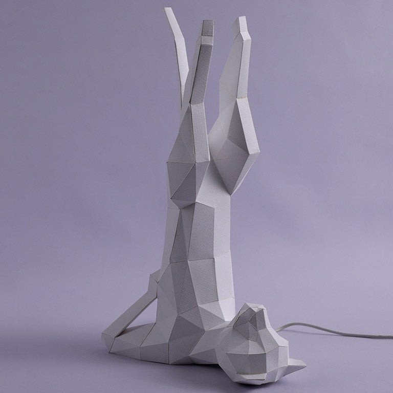 Home / All Papercraft Products / Yoga Cat 3D Paper Model, Lamp